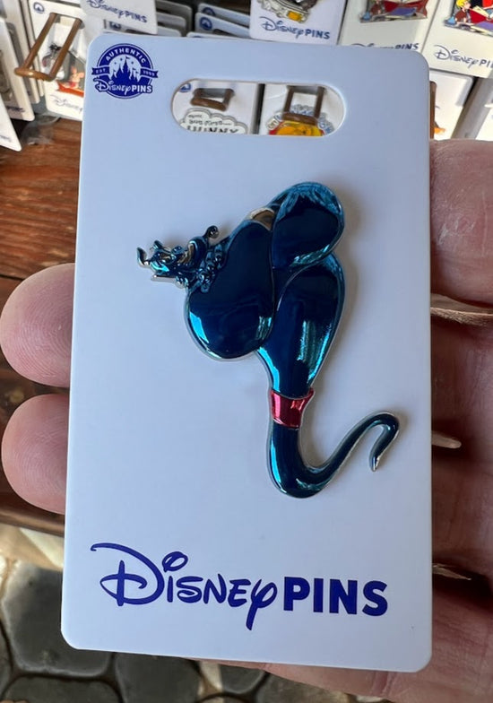 Genie 3D Sculpted Metallic Disney Pin – Shopping the Parks