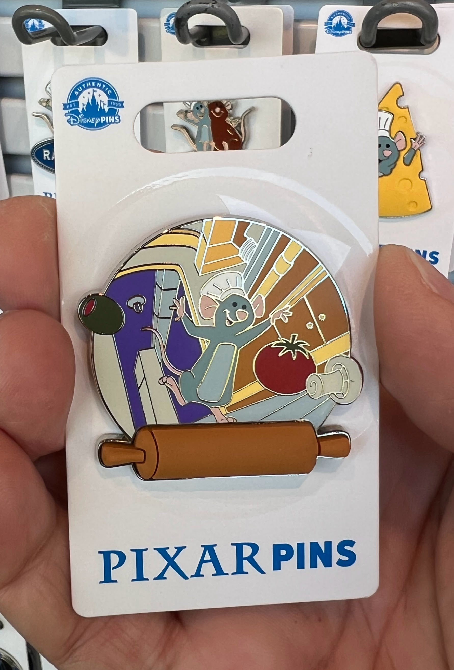 Remy Rolling Pin Ratatouille Disney Pin – Shopping the Parks