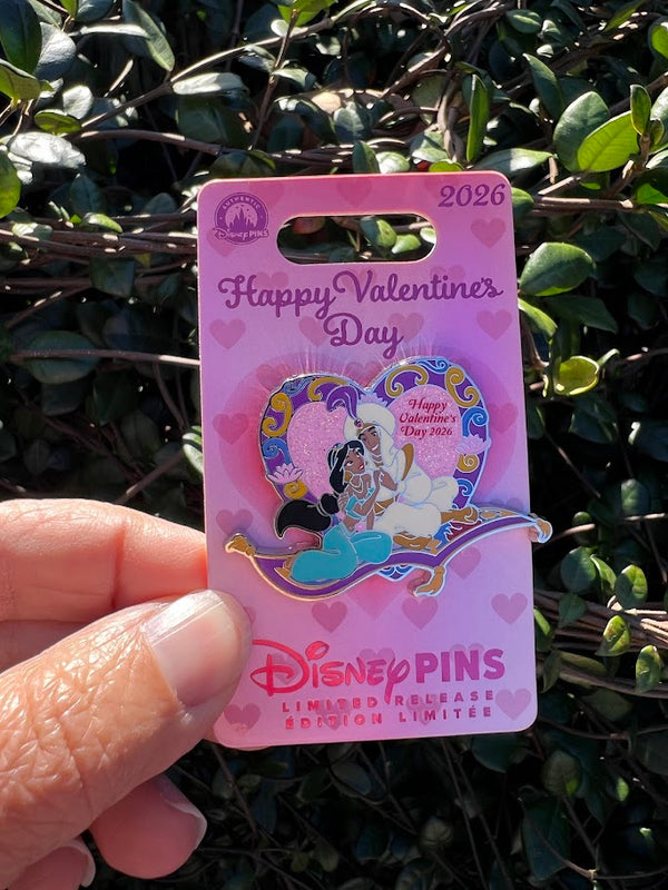 Aladdin & Jasmine Happy Valentine's Day 2026 Limited Release Disney Pi ...
