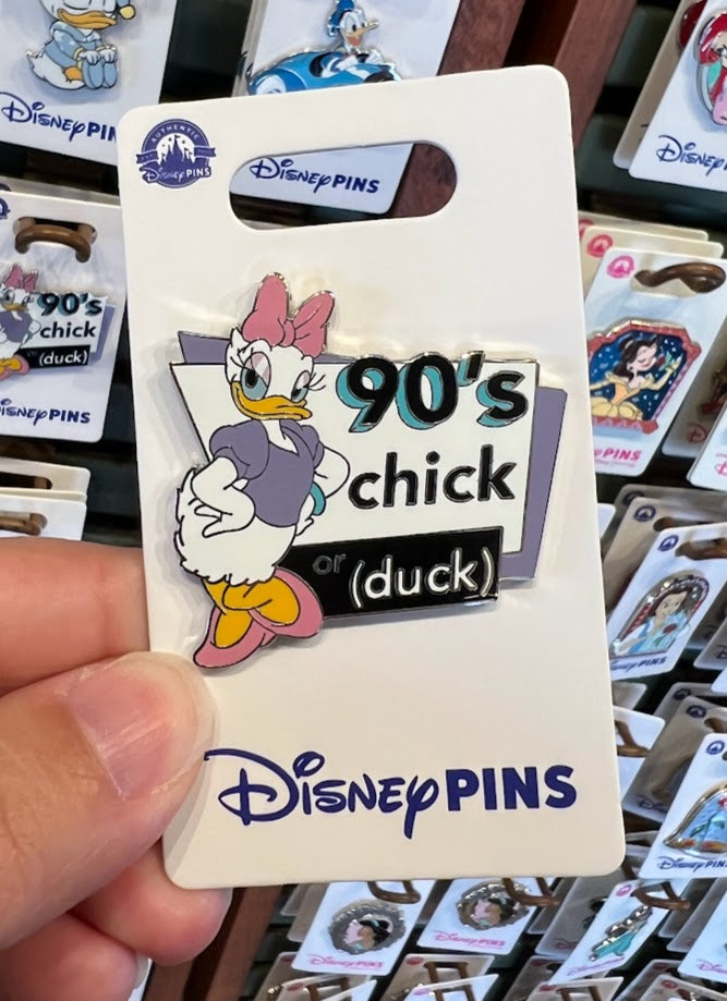 Daisy Duck 90's Chick Disney Pin – Shopping the Parks