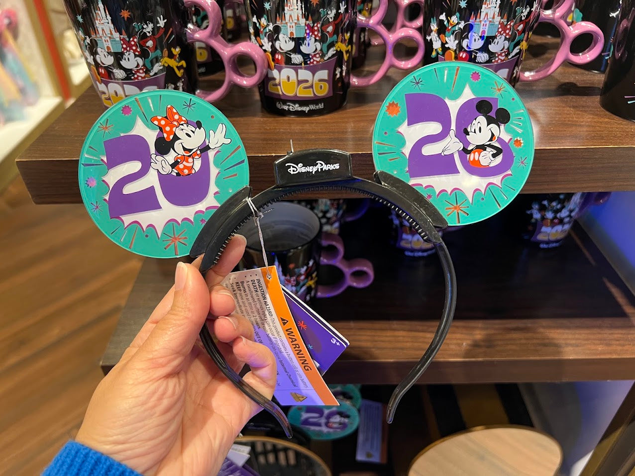 Mickey & Minnie Mouse 2026 Light Up Minnie Mouse Ears Headband ...