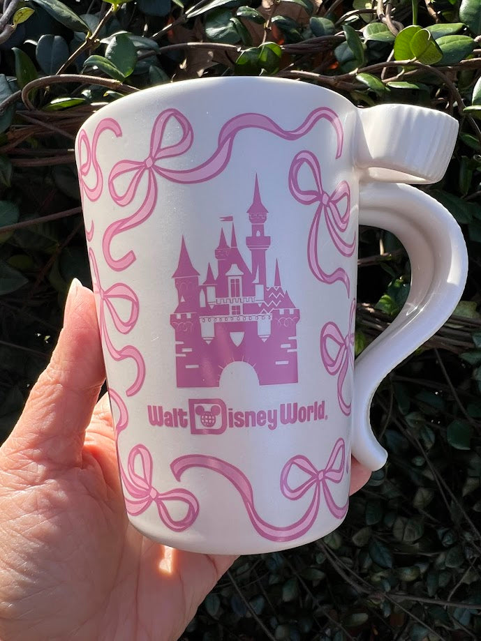 Pink Ribbons Walt Disney World Starbucks Mug 14 oz. – Shopping the Parks