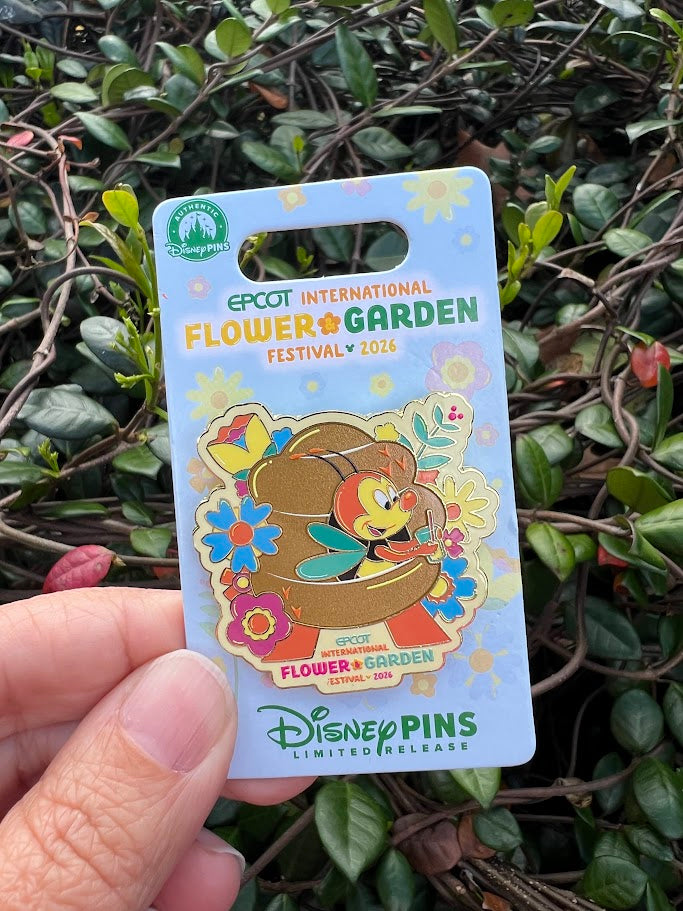 Spike the Bee 2026 Epcot Flower & Garden Festival Disney Pin – Shopping ...